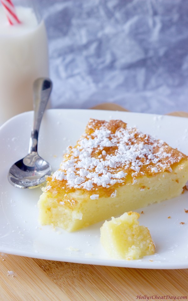 Crustless Custard Pie - HOLLY'S CHEAT DAY