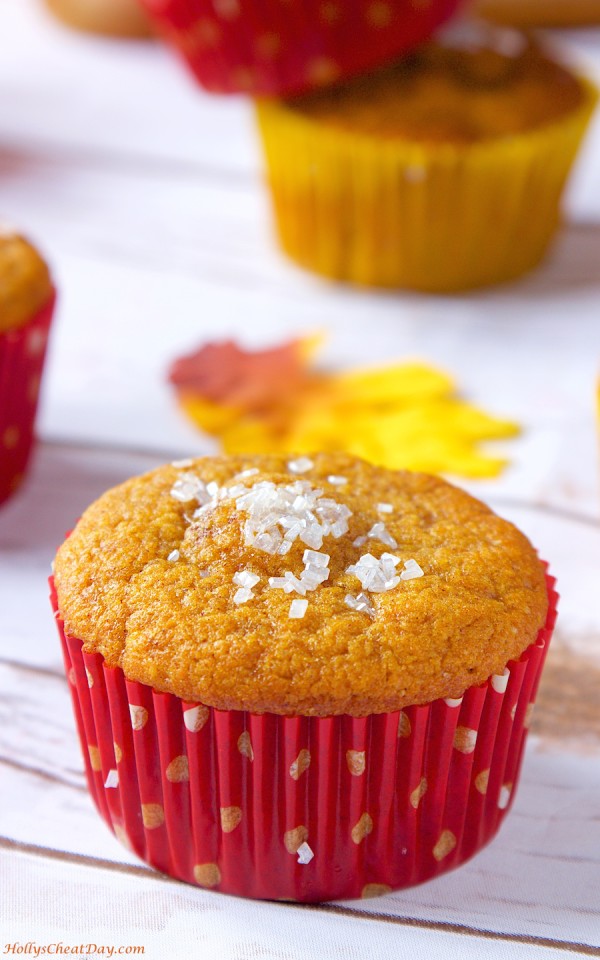 Pumpkin Gingerbread Muffins - HOLLY'S CHEAT DAY