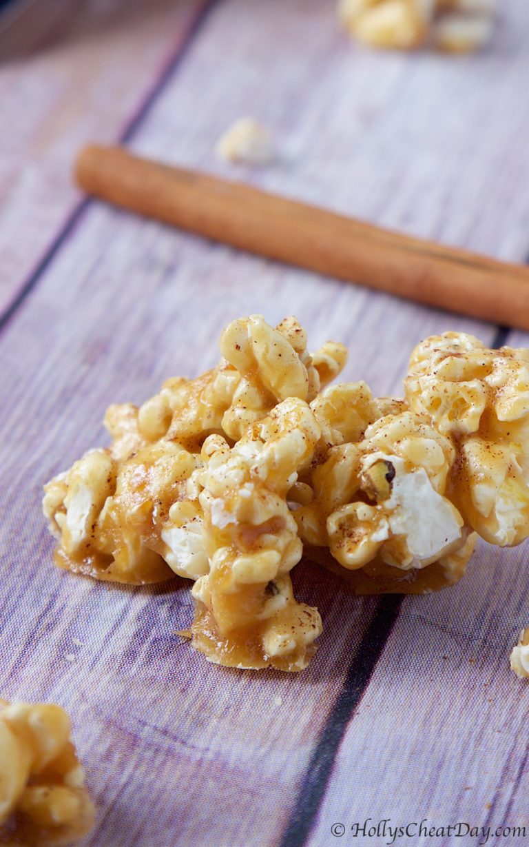 Cinnamon Crunch Popcorn - HOLLY'S CHEAT DAY