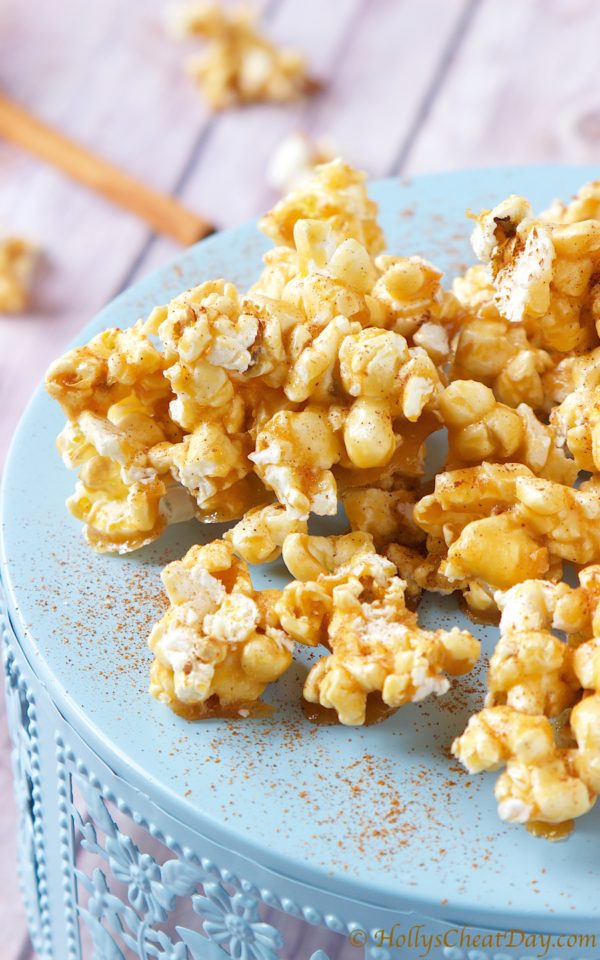 Cinnamon Crunch Popcorn - HOLLY'S CHEAT DAY