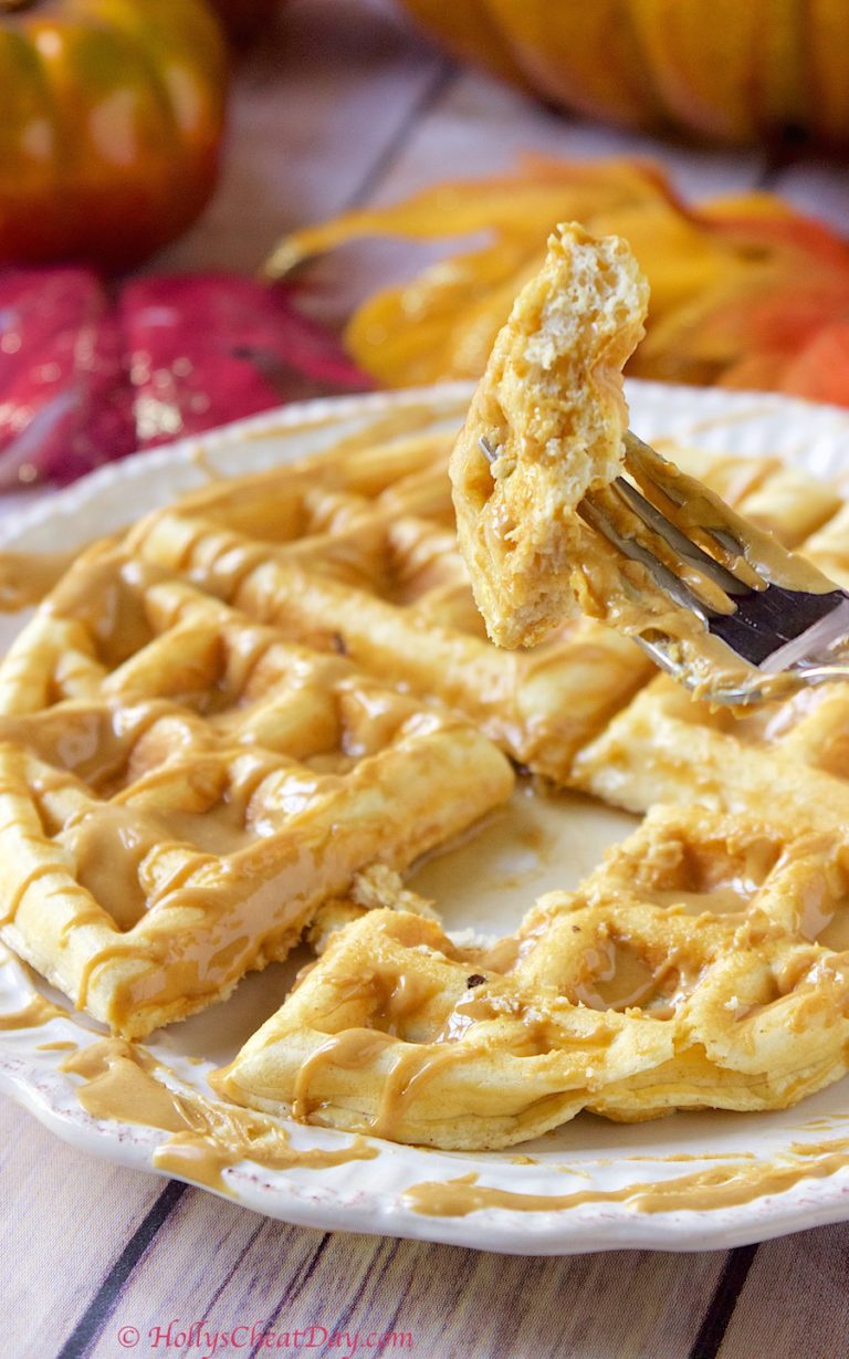 One Carb Snickerdoodle Waffle - HOLLY'S CHEAT DAY