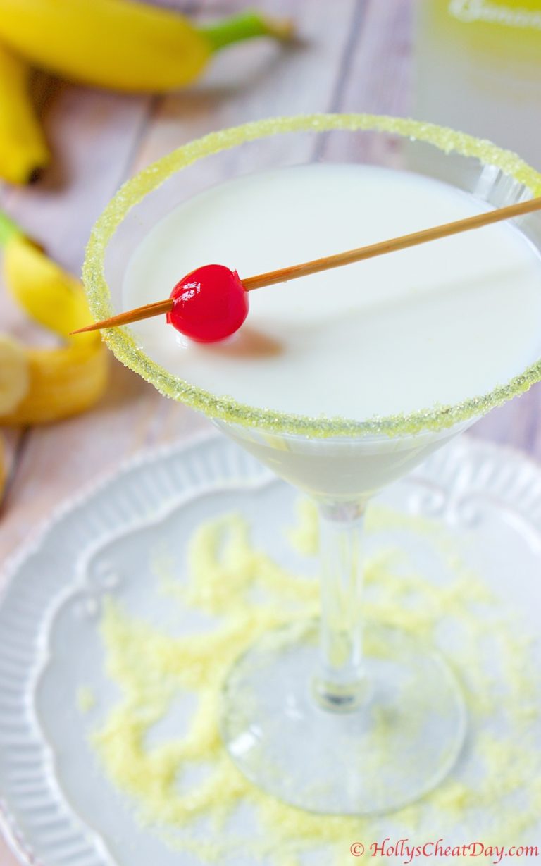 Banana Split Martini - HOLLY'S CHEAT DAY