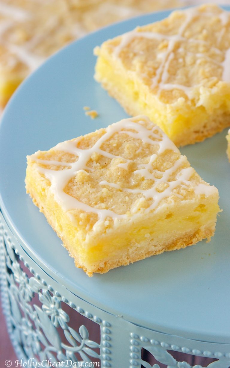 Pineapple Bars - HOLLY'S CHEAT DAY