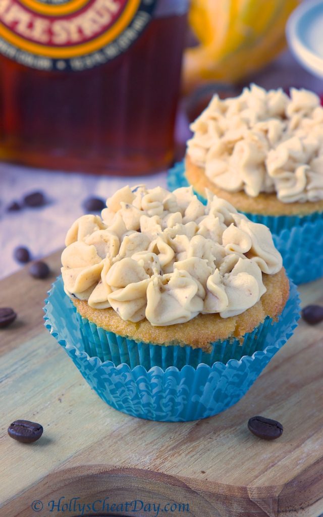 Maple Cupcakes with Brown Butter Coffee Cream Cheese Frosting - HOLLY'S ...